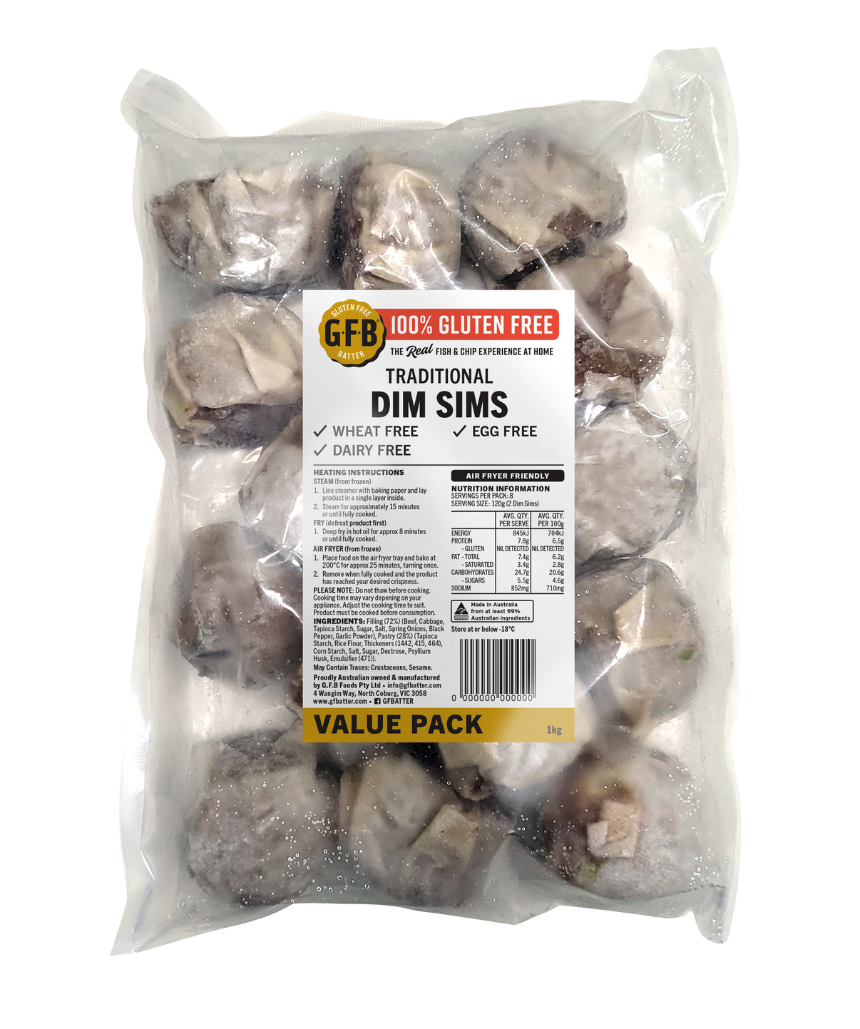 Gluten Free Dim Sims – GF Batter